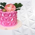 FAIOIN 3D Chocolate Origami Mould Reusable Cake Mold Plastic Multiuse ...