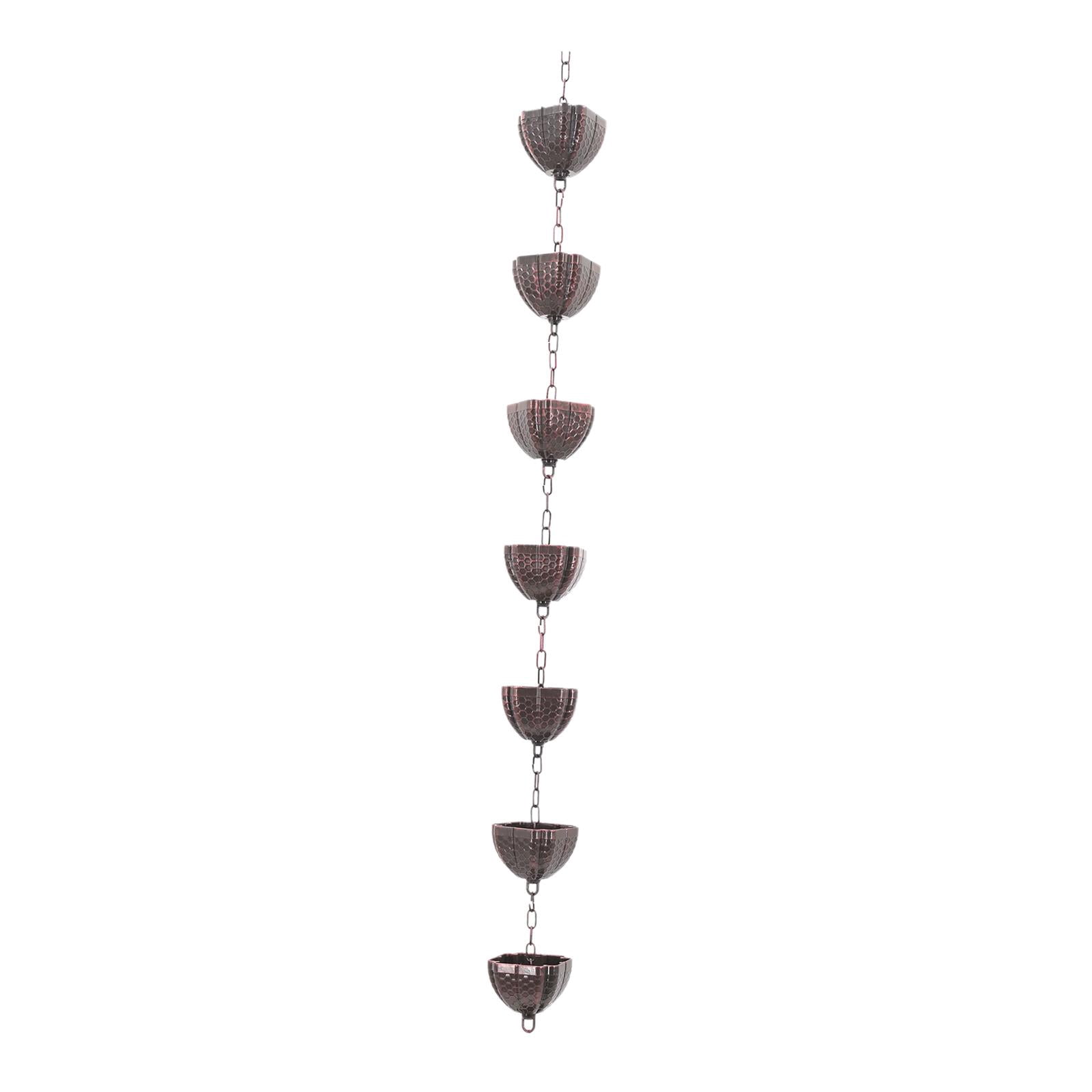 Rain Chains for Gutters Rain Collectors Cups Adjustable 39.37in Bird ...