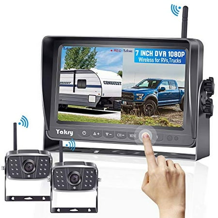 Yakry Y28 FHD 1080P Digital Wireless 2 Backup Camera for RVs,Trailers ...