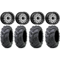 MSA Machined Brute 14" UTV Wheels 29" Ceros Tires Polaris RZR XP 1000 ...