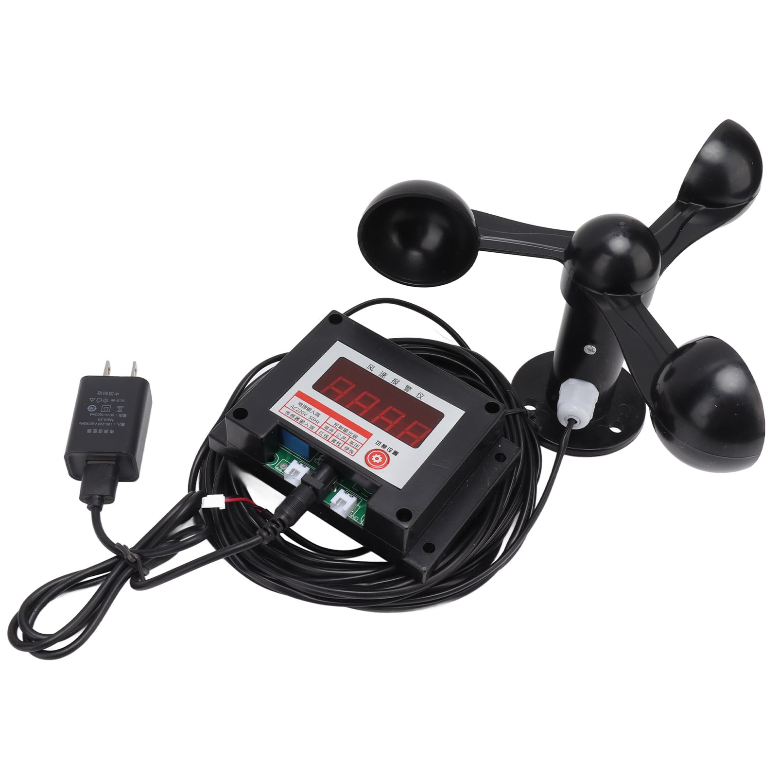 Alarm Wind Speed Meter, Accurate 3 Fan Blades Tower Crane Smart ...