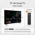 VIZIO 75” Class 4K UHD LED HDR Limited Edition Smart TV (NEW) V4K75S-0804 - Walmart.com