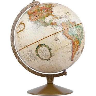 Replogle Premier Desktop Globe, Antique 12" - Walmart.com