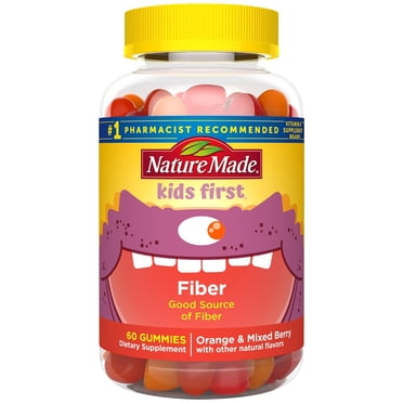 Nature Made Fiber 6 g Gummies, 90 Count - Walmart.com