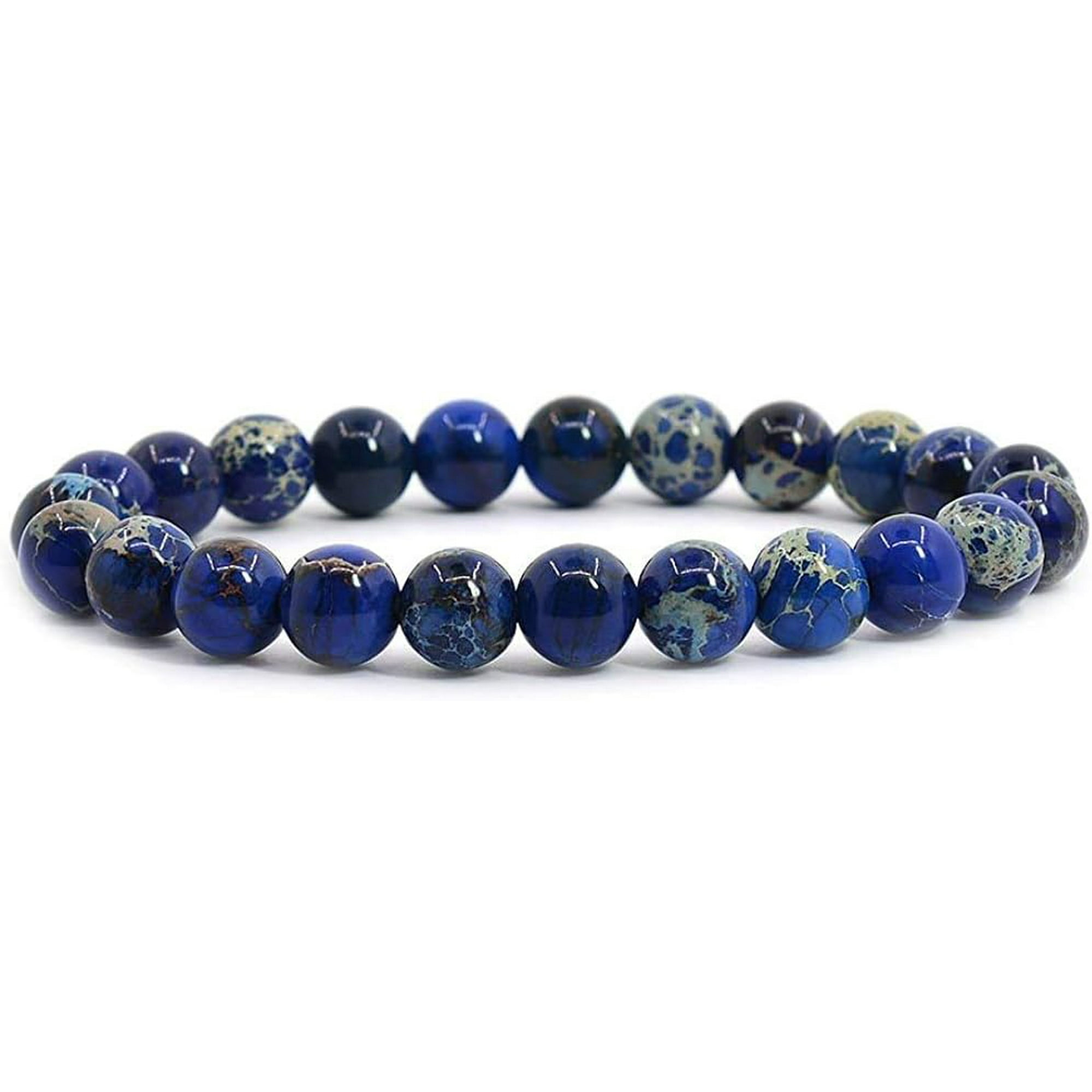 Click here for Angelstones Royal Blue Sea Sediment Jasper Gemston... prices