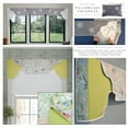 Arched Valance Kit for Bedroom, Kitchen, Living Room, No-Sewing ...