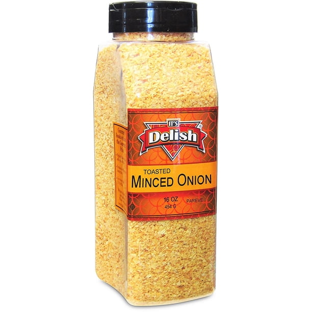 Gourmet Toasted Minced Onion by Its Delish, Large Jar Delicious, Fresh ...