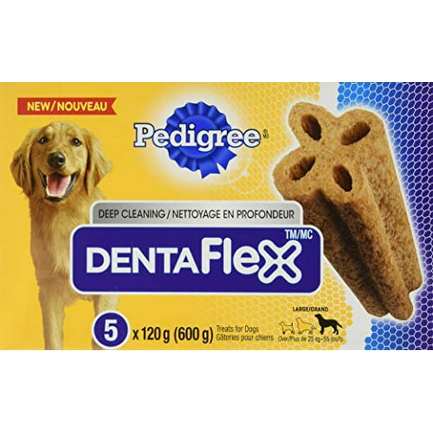 Pedigree Dentaflex Oral Care Treats for Dogs - Large - 5 Sticks - Walmart.ca