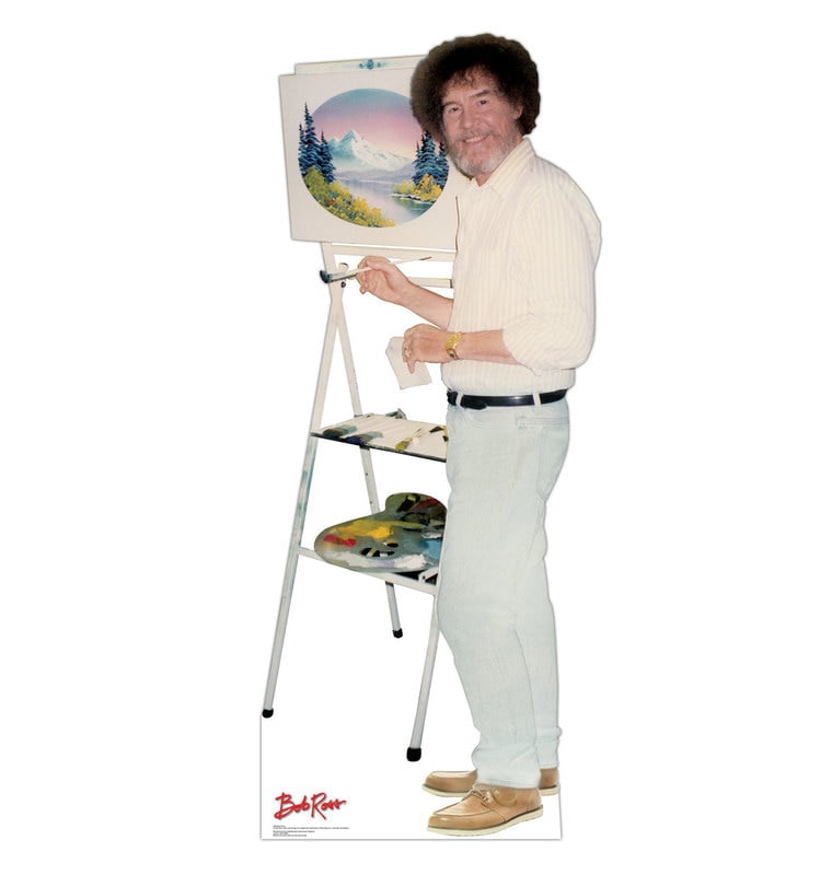 Bob Ross Cardboard Stand-Up, 6ft - Walmart.com