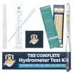Fermentaholics Triple Scale Hydrometer Test Kit for Homebrewers with ...