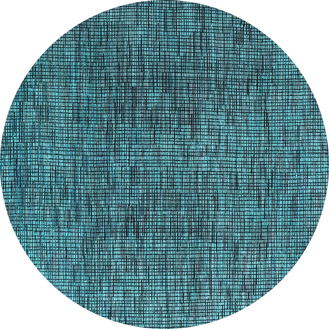 Ahgly Company Indoor Round Abstract Light Blue Modern Area Rugs, 8 ...