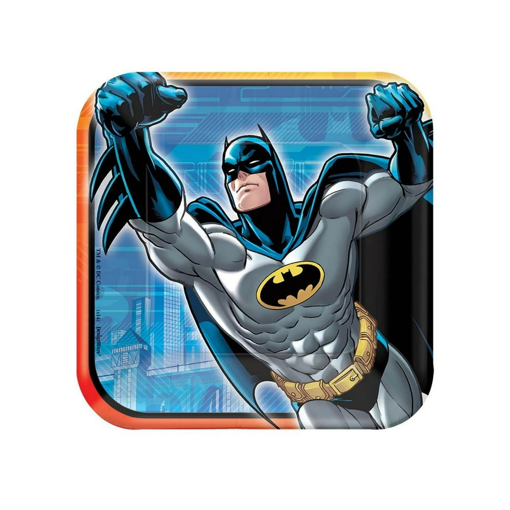 Batman Heroes and Villains Square Dessert Plates - Walmart.com ...