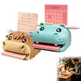 Convenient Sticky Note Taking Holder Highland Cow Desk Dispenser Easy ...