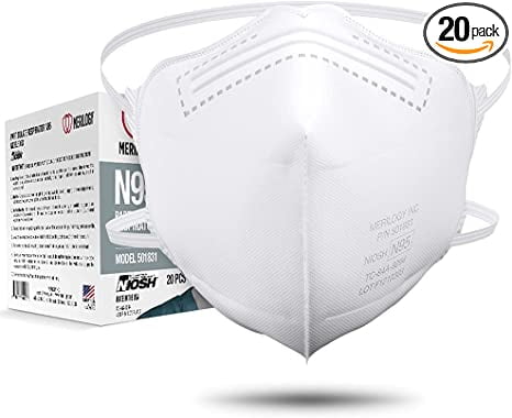 MLG501831-20P-Merilogy N95 Mask Respirator NIOSH Certified N95 ...