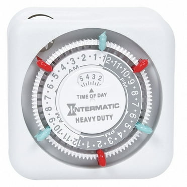 Intermatic Digital Plug In Timer, 120V, 15A, Electric Switch with Power ...