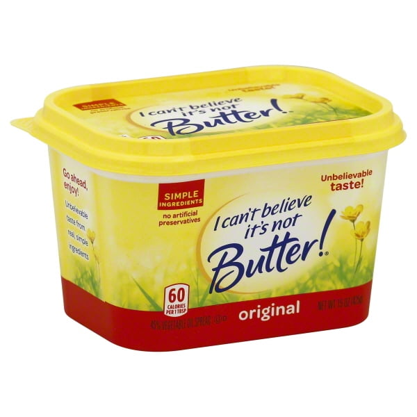 I Can't Believe It's Not Butter Original Spread, 15 oz - Walmart.com ... I Can't Believe It's Not Butter Original Spread, 15 oz - Walmart.com ...