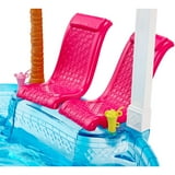 Free Shipping! Barbie Glam Pool Party Playset with Themed-Accessories ...
