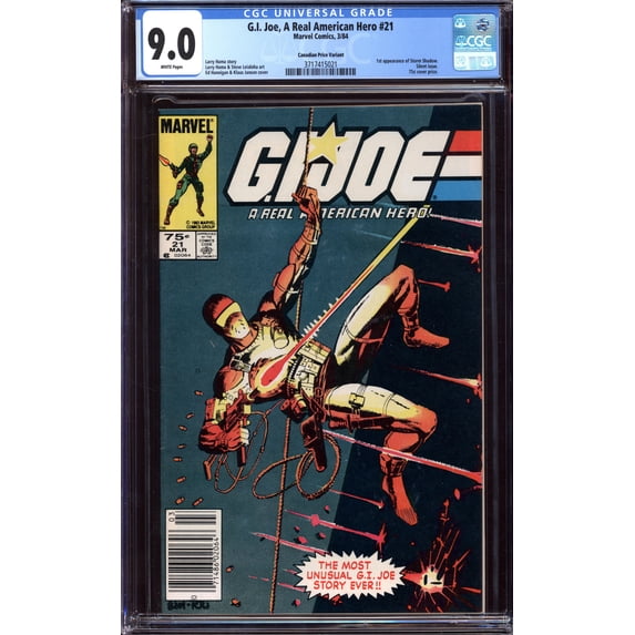 G.I. Joe, A Real American Hero #21 - CGC 9 Comic Book - Walmart.com