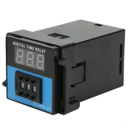 Time Relay ATS48A-3D Digital Display Time Relay Delay Timing Relay Module Timer Relay 220V ...