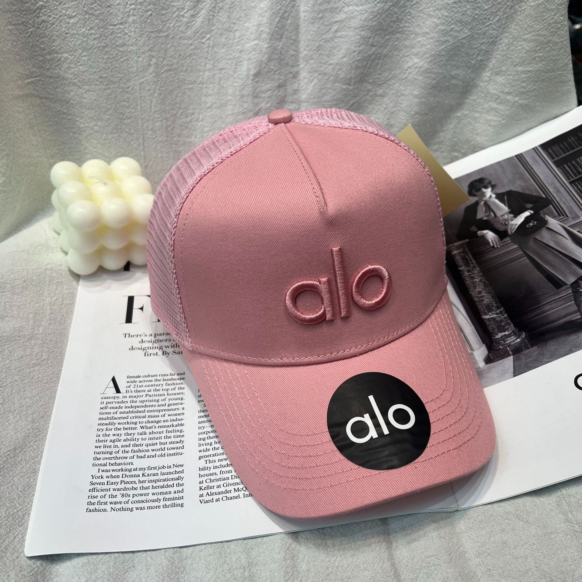 ALO Yoga New Mesh Hat Men's and Women's Hard Crown Baseball Cap Peaked ...