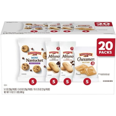 Pepperidge Farm Chessmen Snack Packs: Butter Cookies, 7.25 oz Bag (24 ...