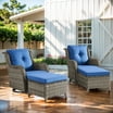 Better Homes & Gardens Bellamy 5 Piece Outdoor Chat Set with Firepit - Walmart.com