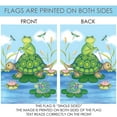 Toland Home Garden Pond Pals Turtle Frog Flag Double Sided 12x18 Inch ...