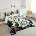Leopard Print Bedding Cheetah Wild Animal Bedding Comforter Sets Safari ...