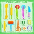 55 Dough Tools Set with Alphabet Number Shape Cutters, Rolling Pin ...