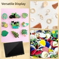 Dustproof Enamel Pins Display Case, Glass Wall-Mount Organizer with ...