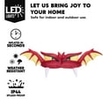 Joiedomi 6.6 FT Halloween Inflatable Red Dragon Decoration,Trunk or ...