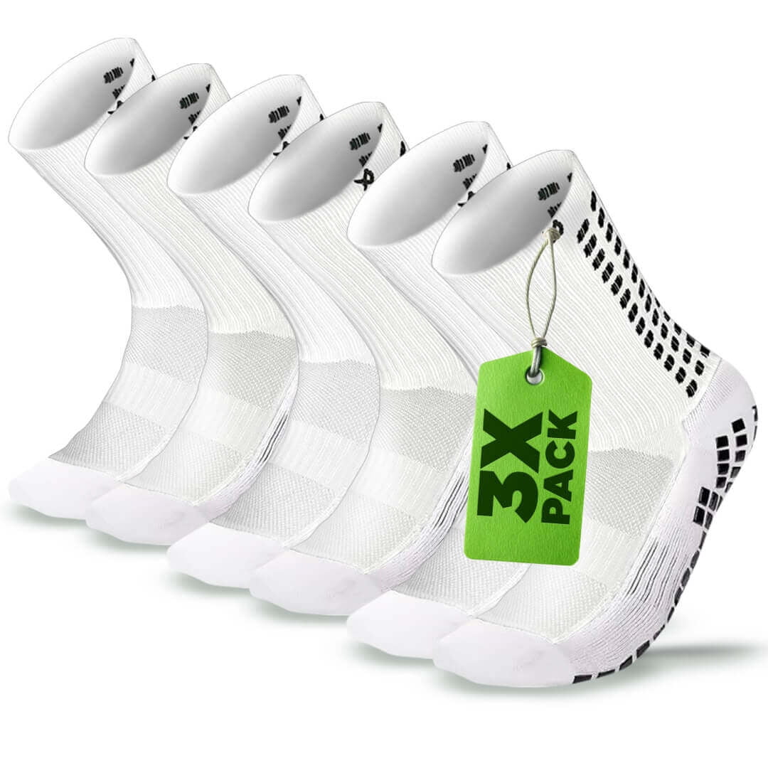 LUX Anti Slip Calf Soccer Socks, Non Slip Football/Basketball/Hockey ...