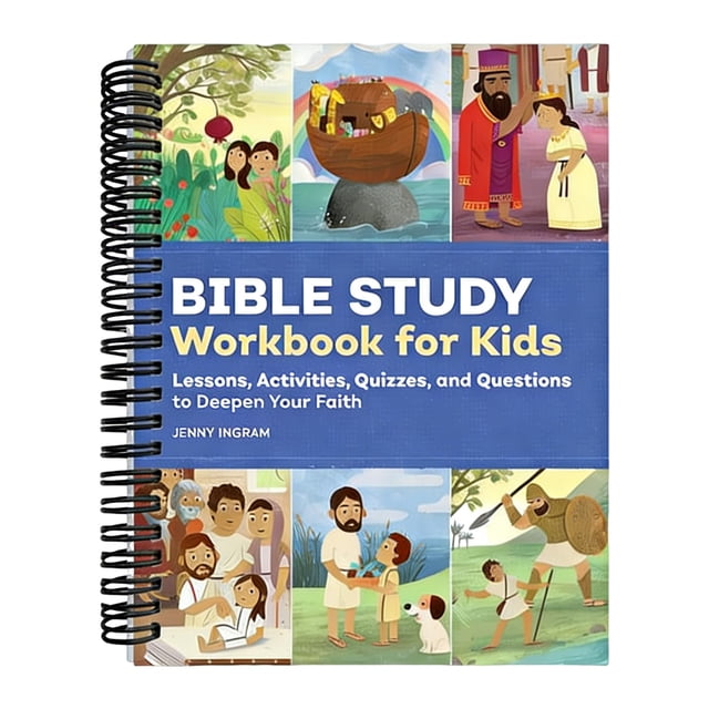 Children's Bible Study Workbook with Lessons, Activities, Quizzes ...