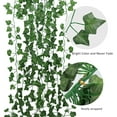 RECUTMS 84ft 12 Pack Artificial Ivy, Palm Shape Fake Plastic Leafy ... RECUTMS 84ft 12 Pack Artificial Ivy, Palm Shape Fake Plastic Leafy ...