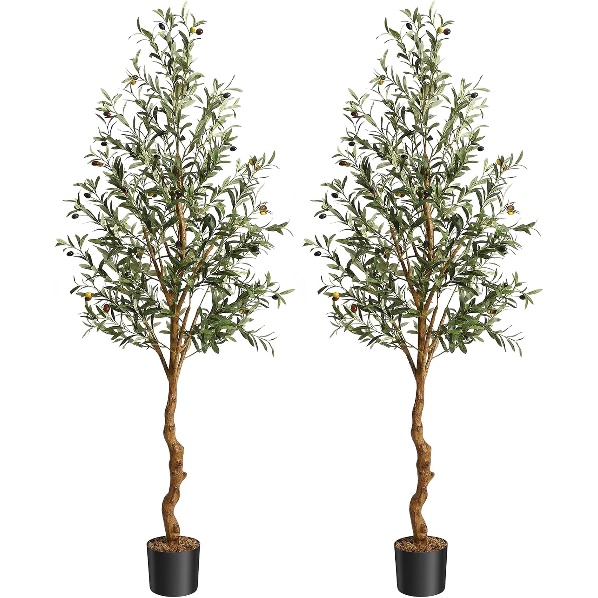 Click here for Eastvita 2-Pack 6 Ft Artificial Olive Trees For In... prices