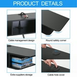 FITUEYES Floating TV Stand with Storage for TVs up to 60", Black ...