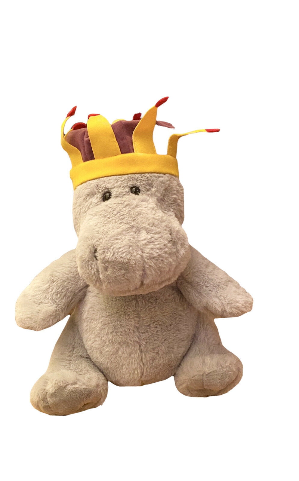 wed 14" Hippo Queen Crown Curious George Doll Toy Kohl's Plush Soft ...