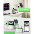 TOGUARD SC43 2K/4MP Solar Wireless Security Camera System with 10CH 10. ...