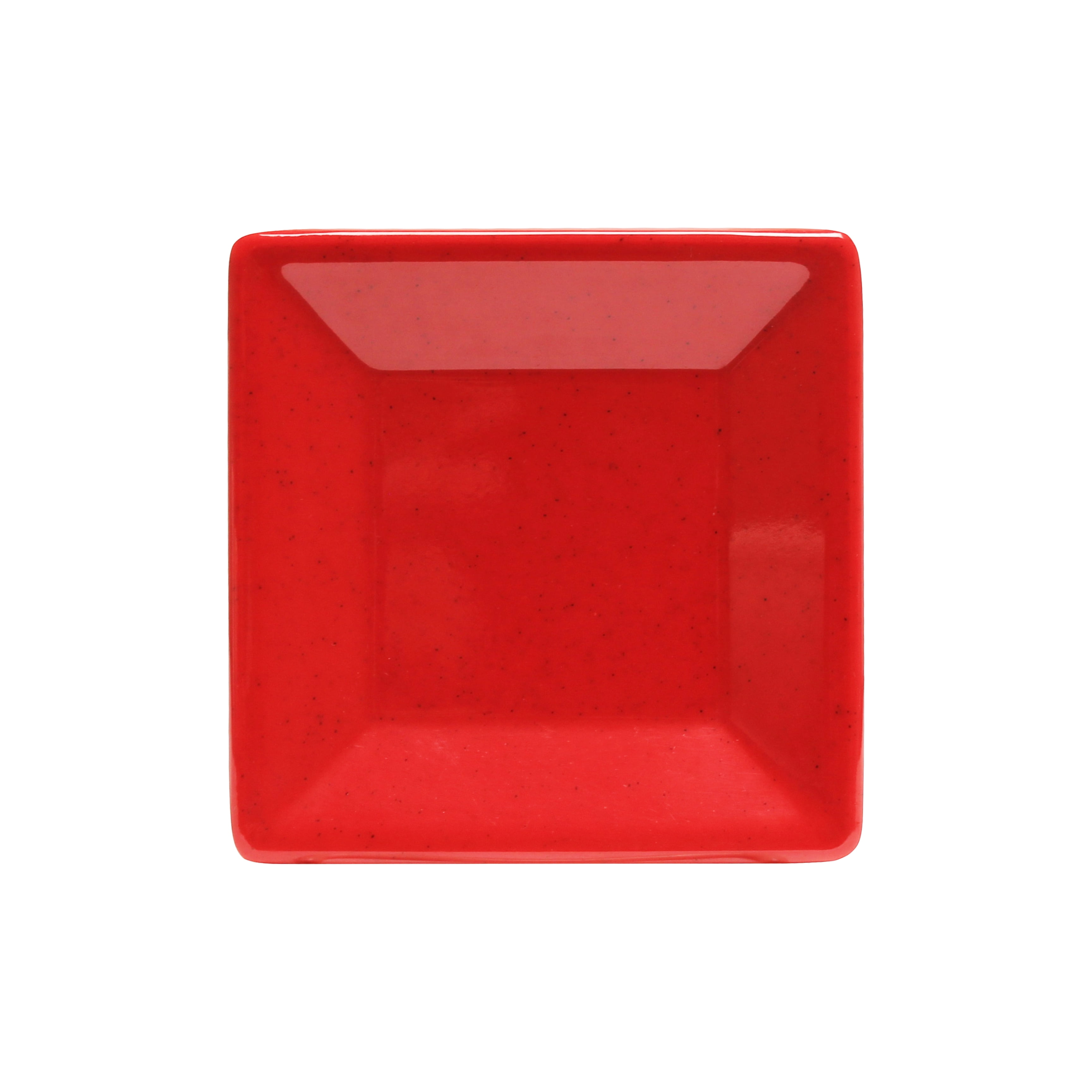 Excellante Passion Red Melamine Dinnerware Collection 4 Inch Square ...