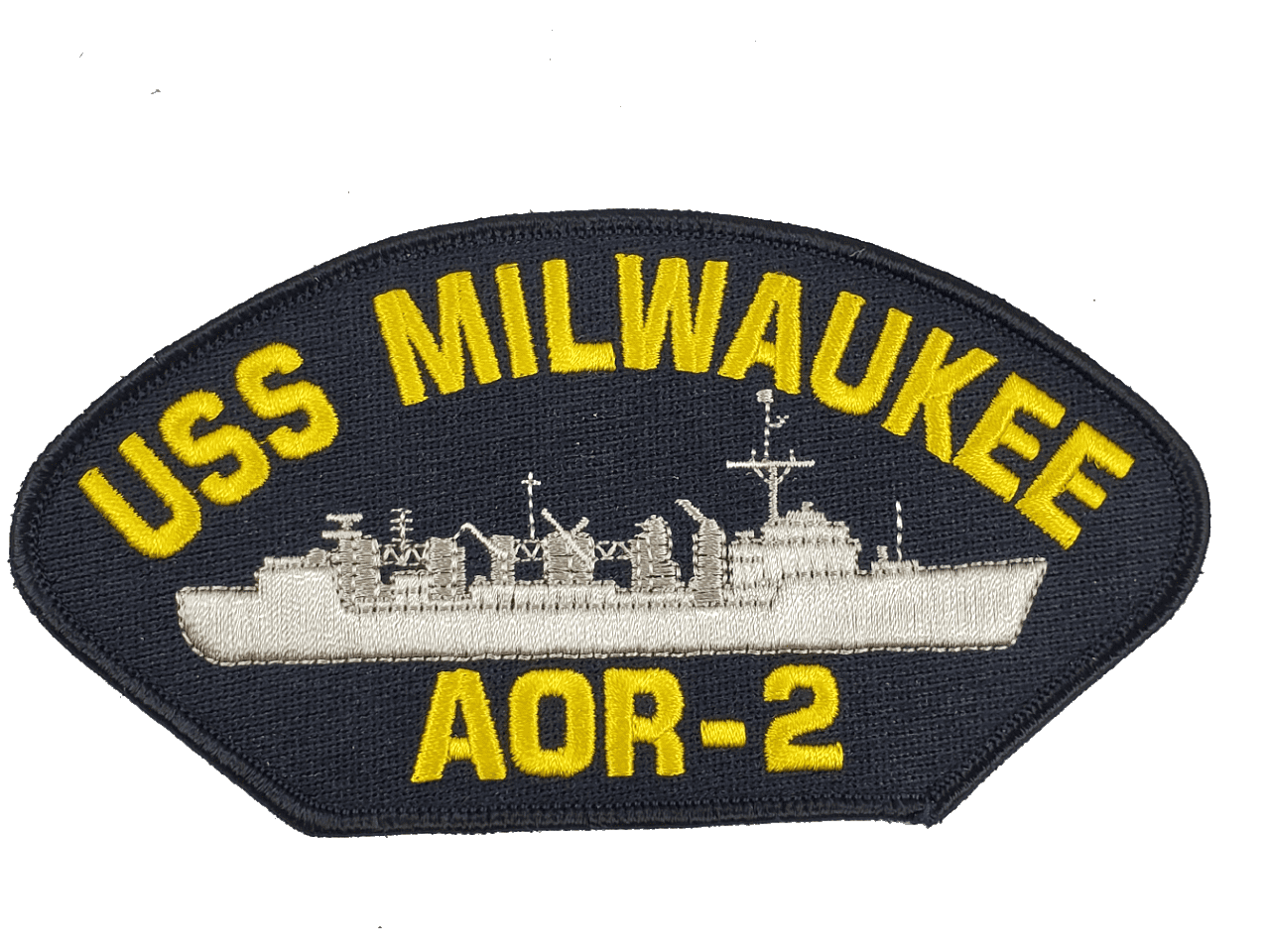 USS Milwaukee AOR-2 Ship Patch - Great Color - Veteran Owned Business ...
