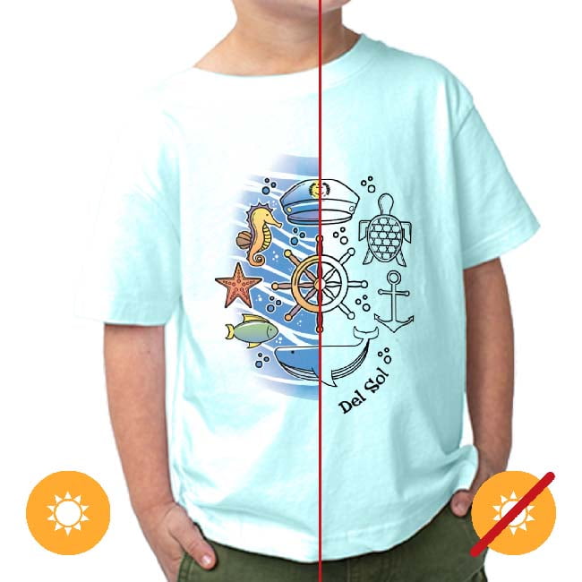 Click here for Del Sol Kids Crew Tee - Sea Adventure By Delsol Fo... prices