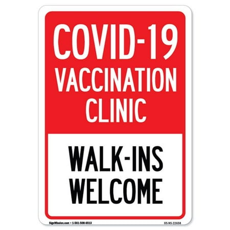 SignMission OS-NS-A-710-22658 7 x 10 in. Covid-19 Notice Sign - Covid ...