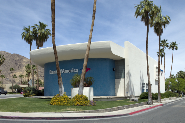 Print: Bank Of America Building, Palm Springs, California, 2009 ...