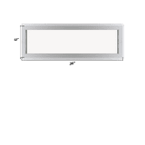 Shed Windows and More Transom Window 12" x 36" Double Pane Low E ...