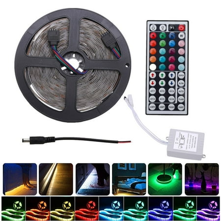 16.4ft LED Flexible Strip Lights, Wifi Wireless App Controlled, SMD ...