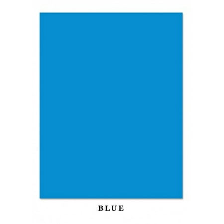 Bright Color Card Stock Paper, 65lb. 8.5 X 11 Inches - 50 Sheets - Blue ...