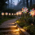 360° Solar Wind Spinners with Led Lights, Windmill for Yard & Garden ...