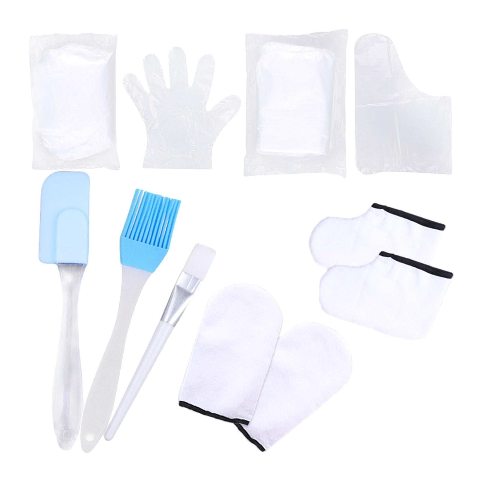 Paraffin Wax Melting Gloves Booties Silicone Scraper for Hands Feet ...
