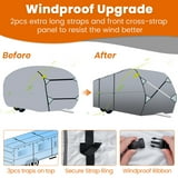 Leader Accessories 150D Travel Trailer RV Cover with Adhesive Repair ...