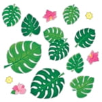 Creative Teaching Press Palm Paradise Monstera Leaves Bulletin Board ...